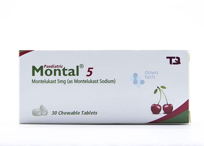 Montal 5mg 30 Tablets أقراص مونتال لعلاج الربو
