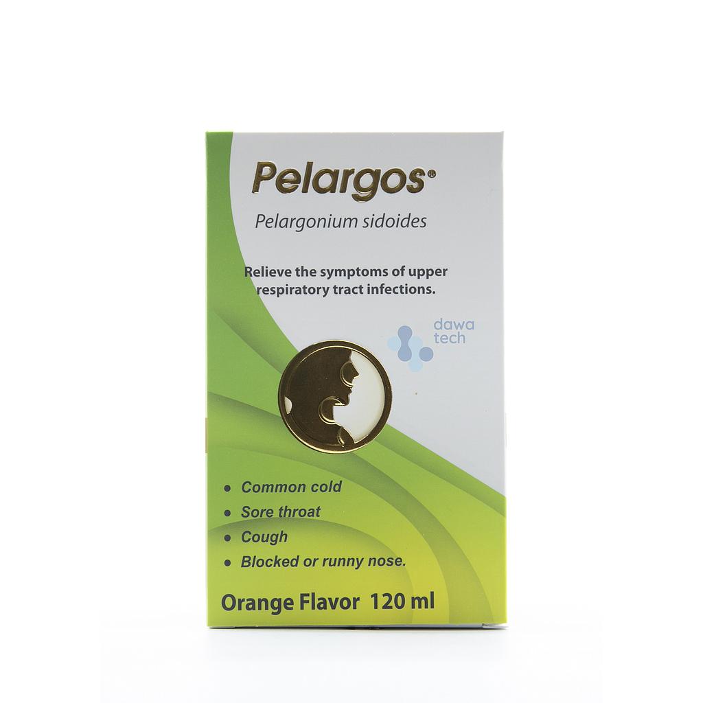 Pelargos Syrup 120ml شراب بيلارجوس لعلاج الرشح والسعال والتهاب الحلق